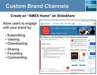 Slideshare sales presentation AMEX | PDF