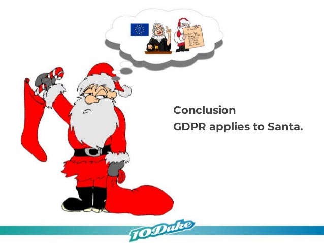 The real cost of GDPR - Christmas will have to be cancelled