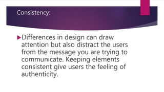 5 principles of Interactive design | PPTX