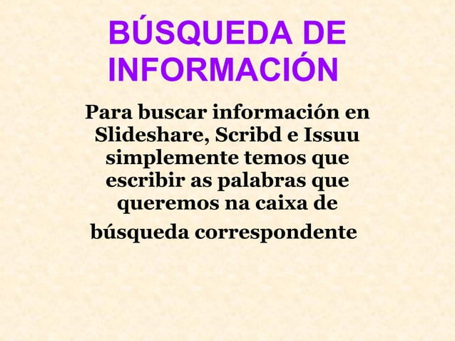 Comparación Slideshare Scribde Issuu | PPT