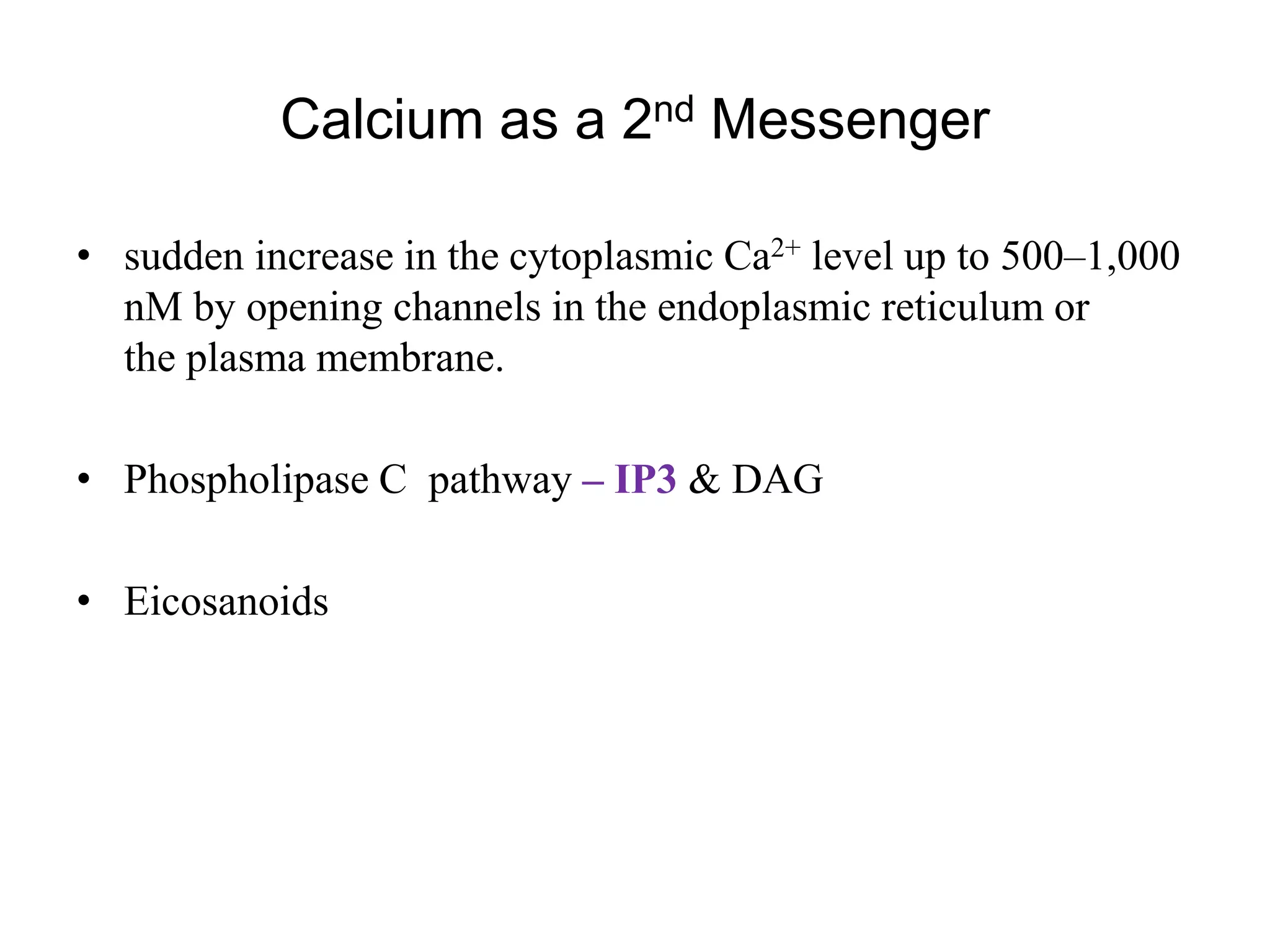 Slideshare second messengers aj | PPTX