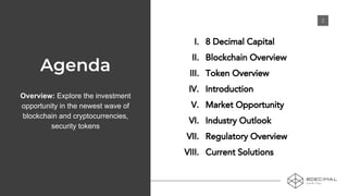 8 Decimal Capital Security Token Industry Overview | PDF