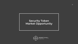 8 Decimal Capital Security Token Industry Overview | PDF