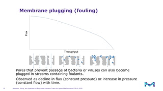 Selection, sizing, and operation of bioprocess filtration trains for ...