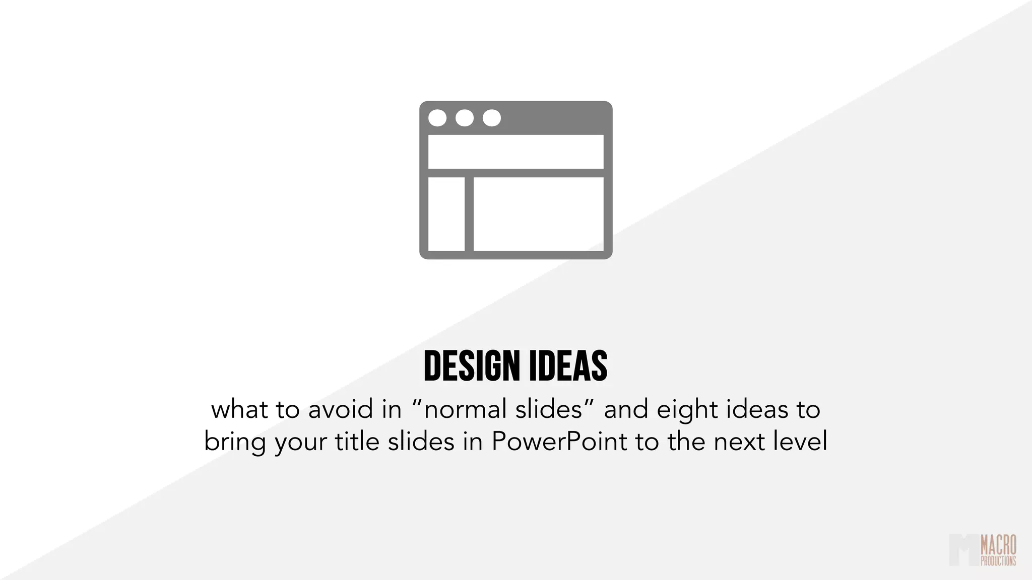 PowerPoint Ideas & Hacks: Title Slides | PDF