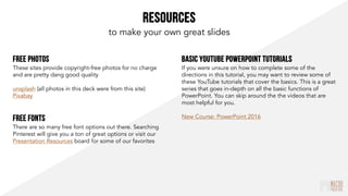 PowerPoint Ideas & Hacks: Title Slides | PDF