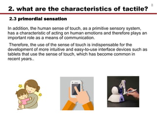 Recent progress in tactile sensor technology | PDF | Computer ...