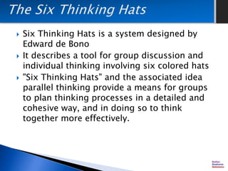 Six Thinking Hats | PPTX