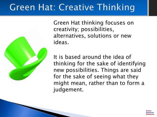 Six Thinking Hats | PPT