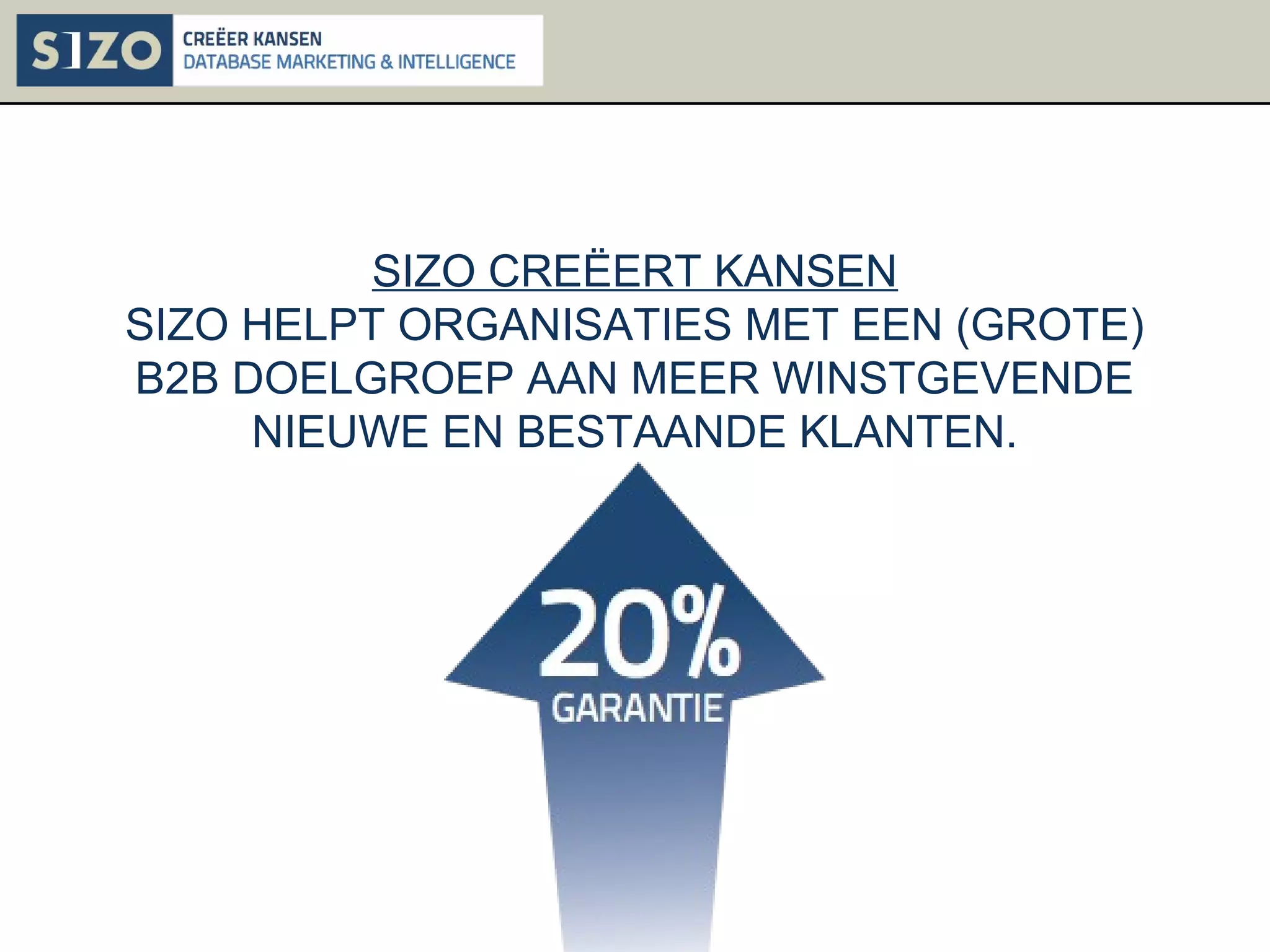 SIZO Database marketing & intelligence | PPT