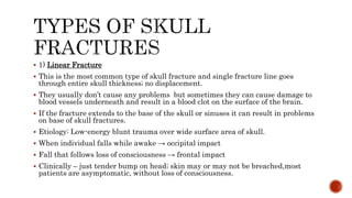 SKULL FRACTURES | PPTX