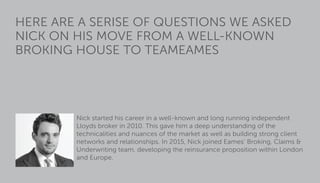 Broking to Recruitment. The story of one man who made the move | PPT