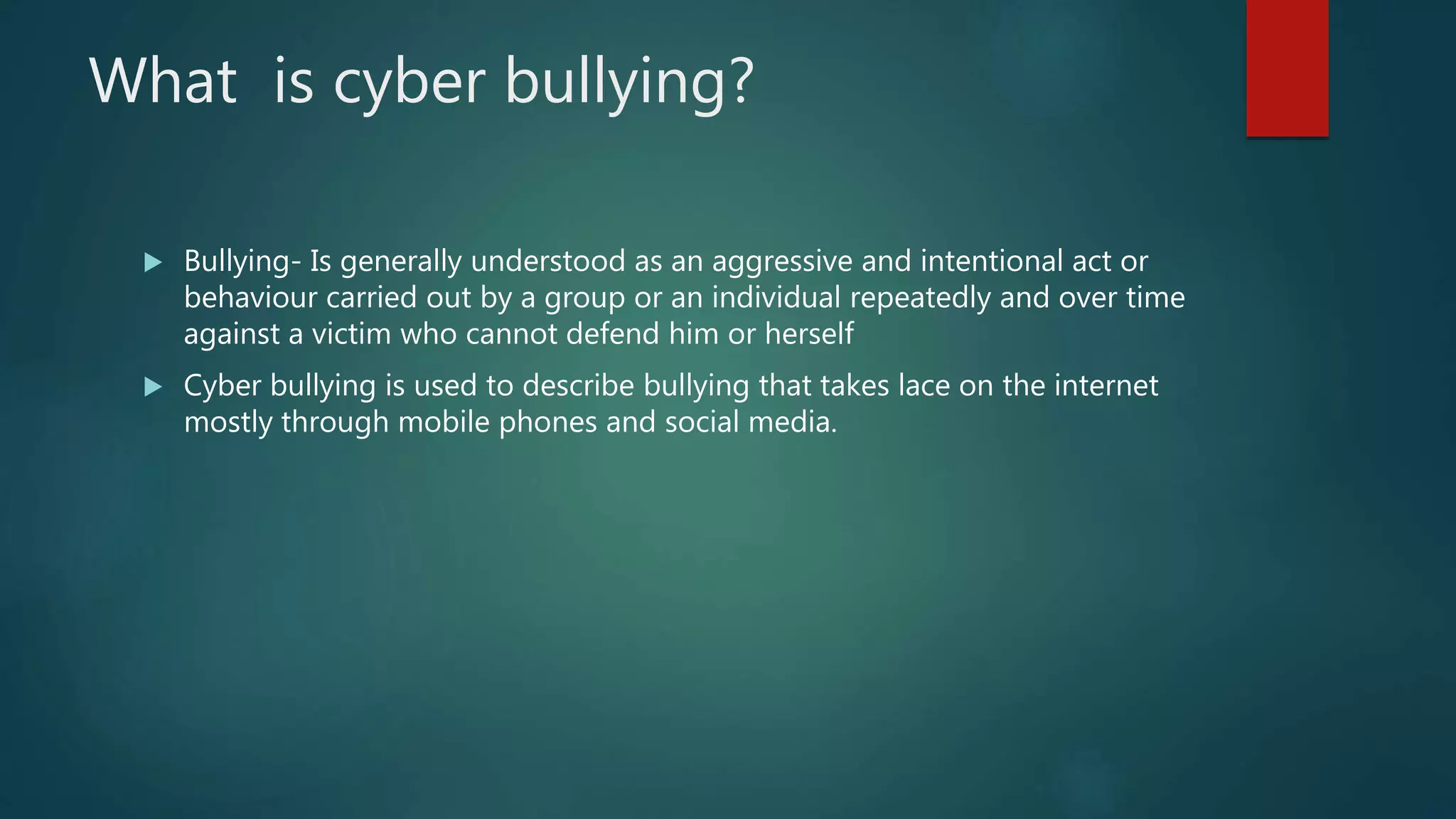 Cyber Bullying | PPT