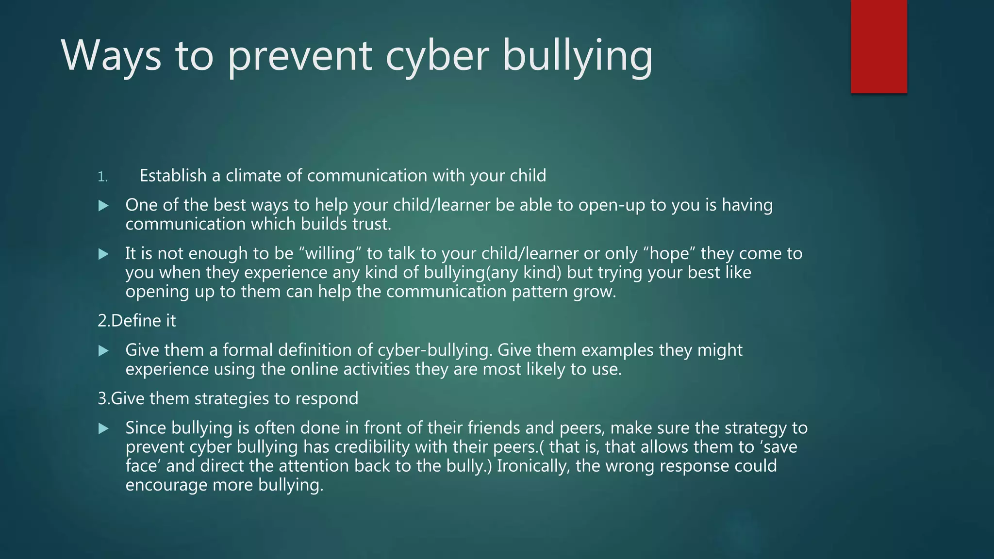 Cyber Bullying | PPT
