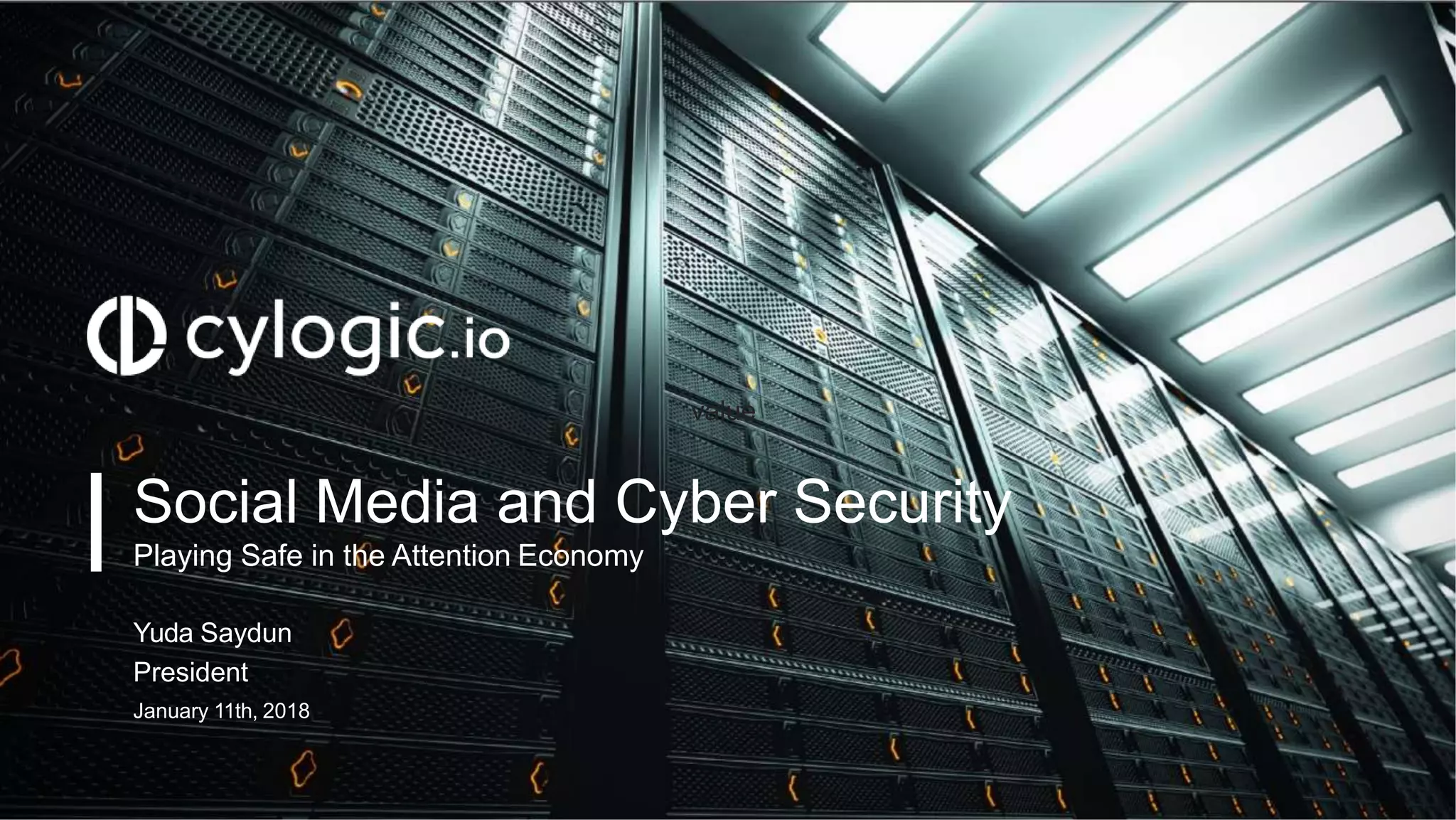 Social Media & Cybersecurity | PPTX