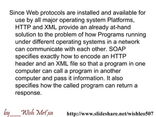 SOAP, UDDI, WSDL. XML definitions | PPT