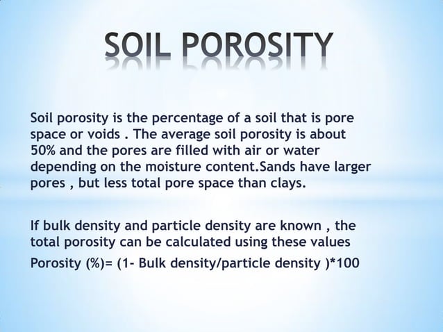 Soil Properties, Soil Porosity, Bulk Density and Particle Density | PDF