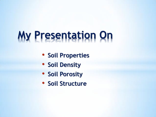 Soil Properties, Soil Porosity, Bulk Density and Particle Density | PDF
