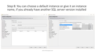 SSIS installation (Step by Step) | PPTX