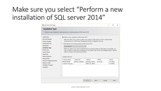 SSIS installation (Step by Step) | PPTX