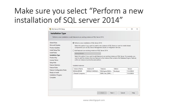 SSIS installation (Step by Step) | PPTX