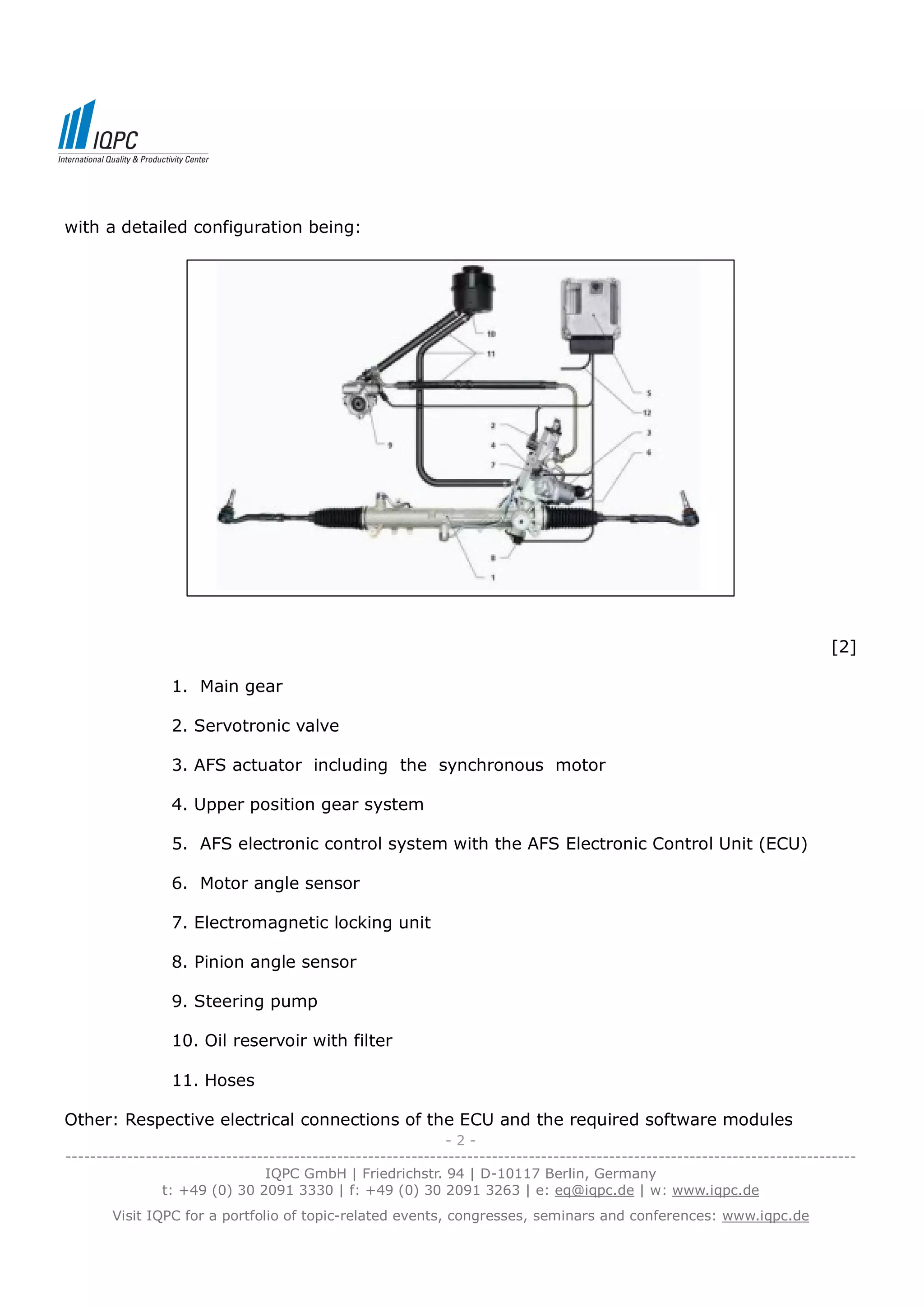 Active front steering | PDF