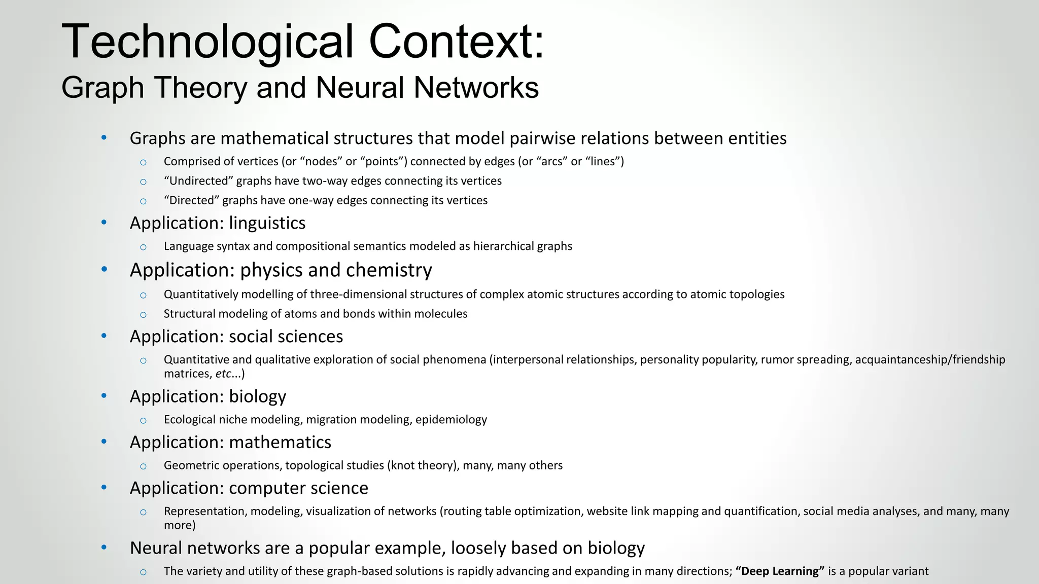 Graph Models for Deep Learning | PPT