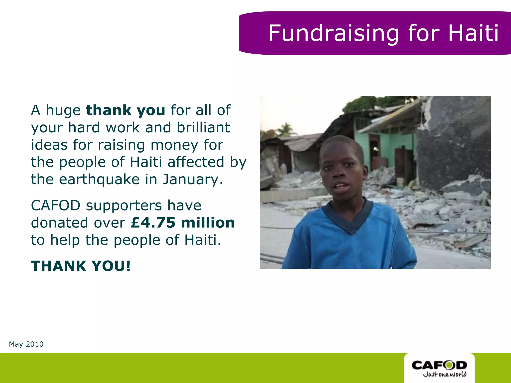 CAFOD young people's activities | PPT