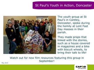 CAFOD young people's activities | PPT