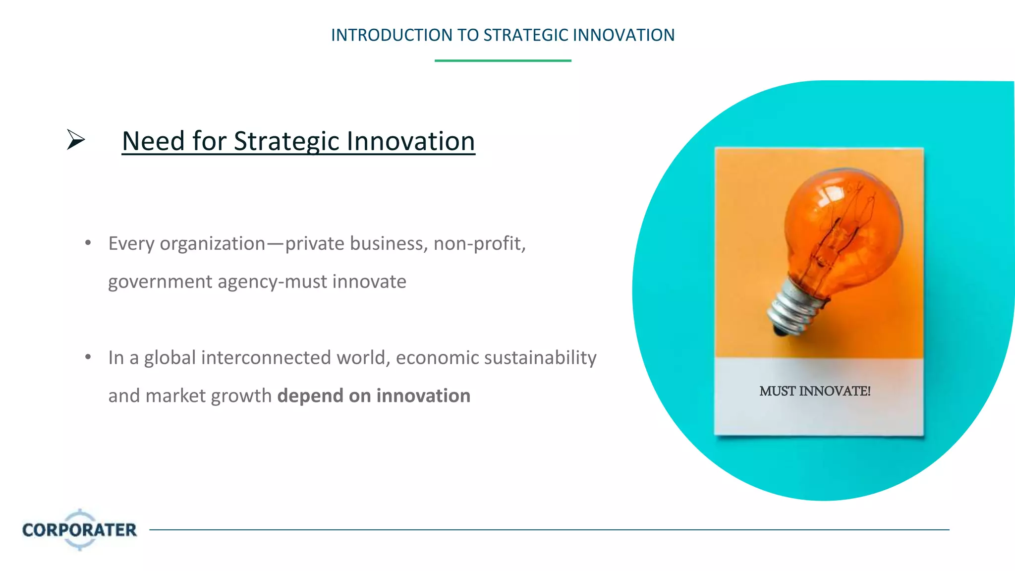 Introduction To Strategic Innovation | PPTX
