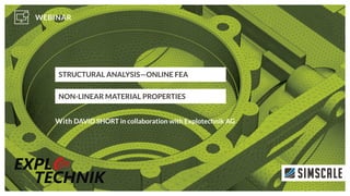 Structural Analysis Using Non-Linear Material Properties (FEA) | PDF