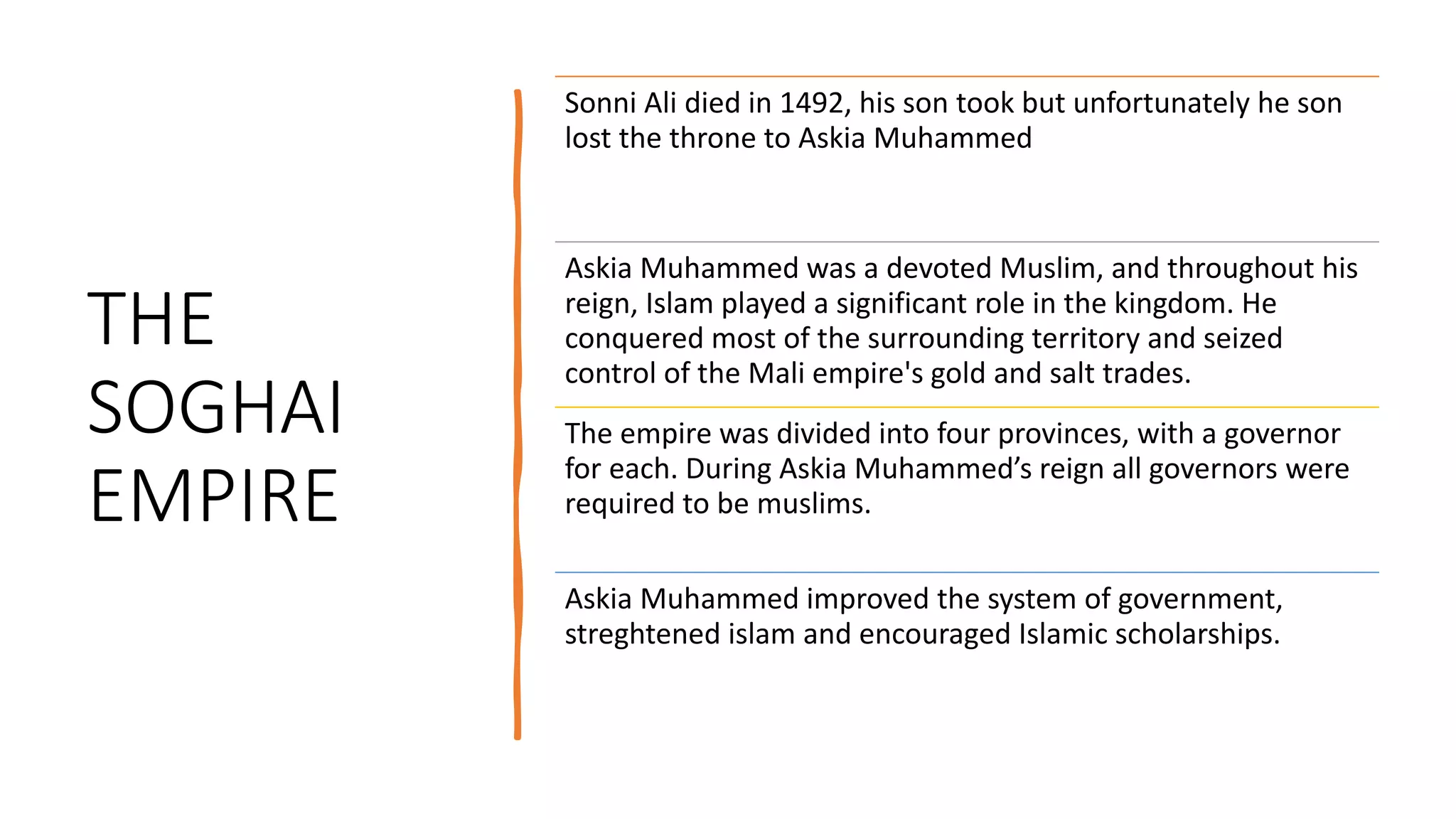 Slideshare teaching studies (songhai empire) | PPTX | Africa Travel ...