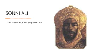 Slideshare teaching studies (songhai empire) | PPTX | Africa Travel ...