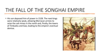 Slideshare teaching studies (songhai empire) | PPTX | Africa Travel ...