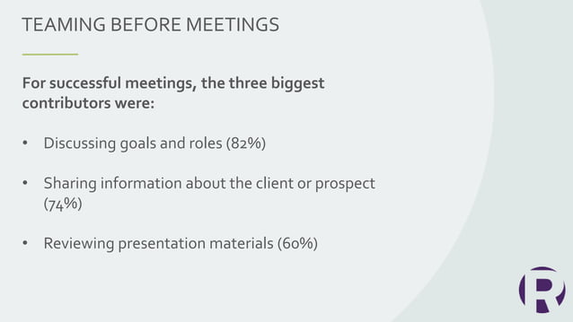 Richardson Research: Teamwork in Selling | PPT