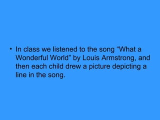 What a Wonderful World | PPT