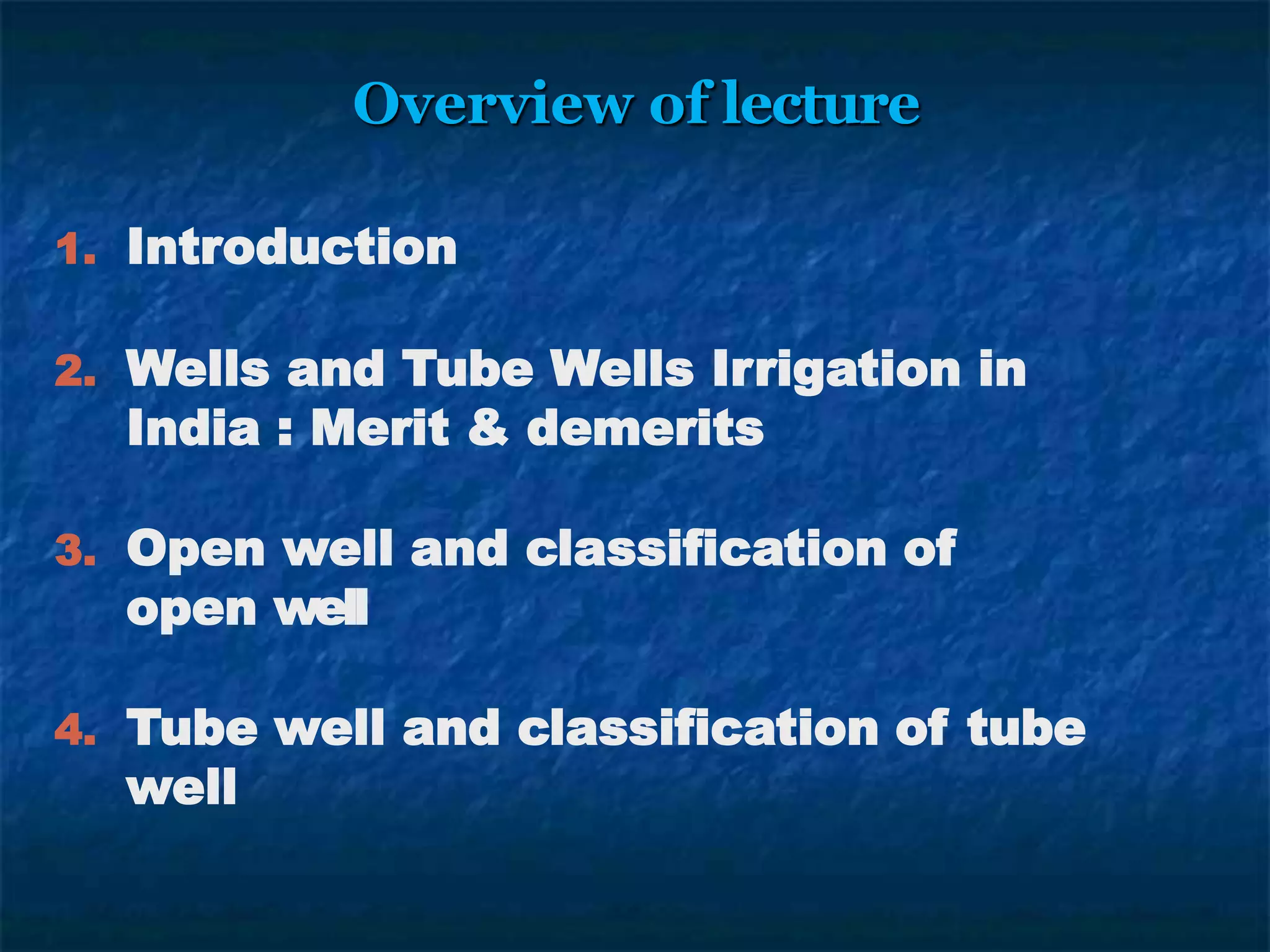 Water Resources Engineering types of wells with figures Denish Jangid ...