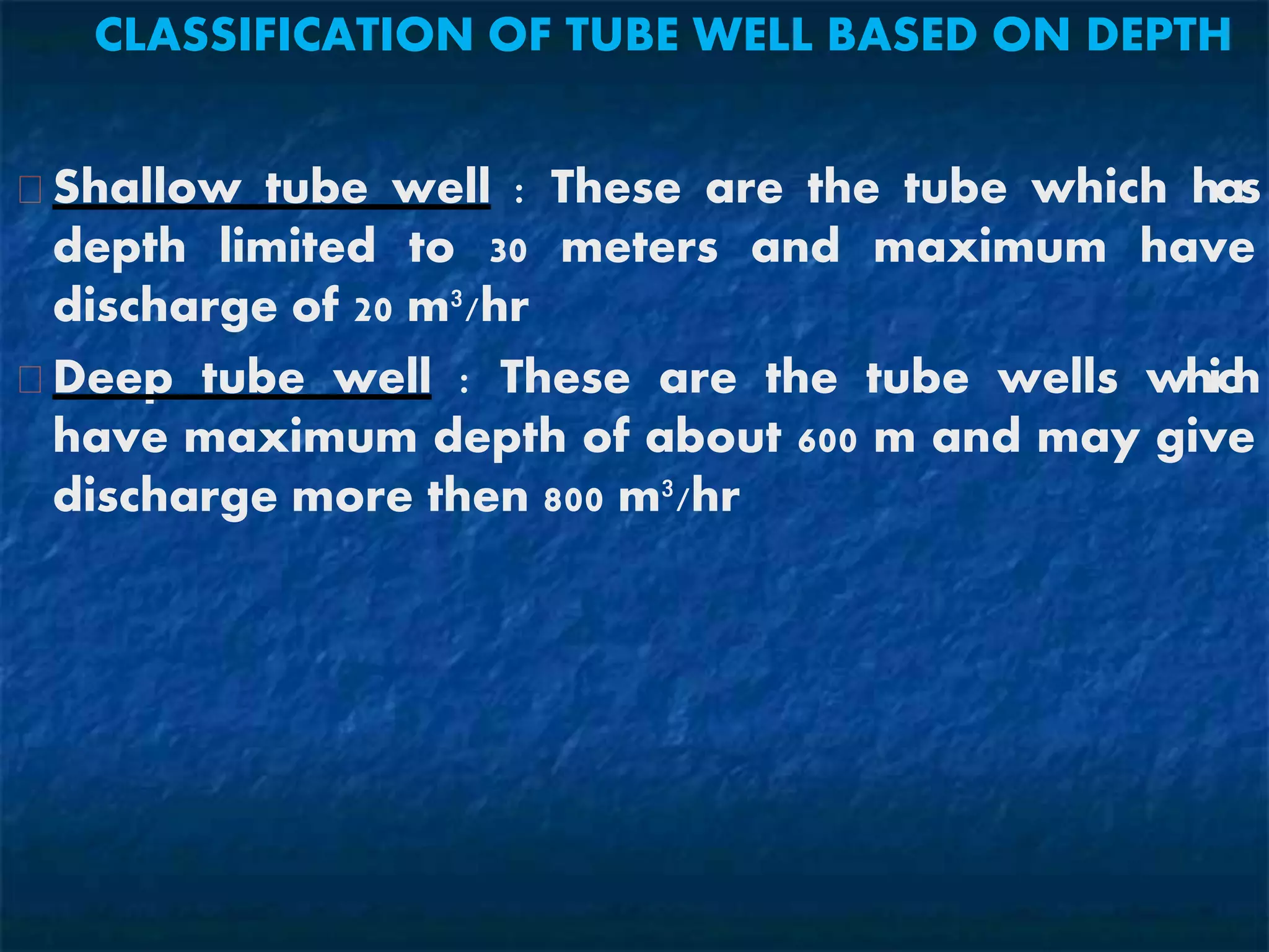 Water Resources Engineering types of wells with figures Denish Jangid ...