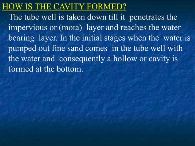 Water Resources Engineering types of wells with figures Denish Jangid ...