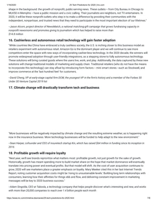 25 Tech Predictions for 2020 | PDF