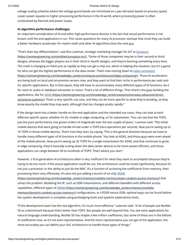 Priorities Shift In IC Design | PDF