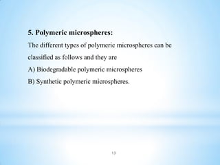 microsphere and microencapsulation | PDF