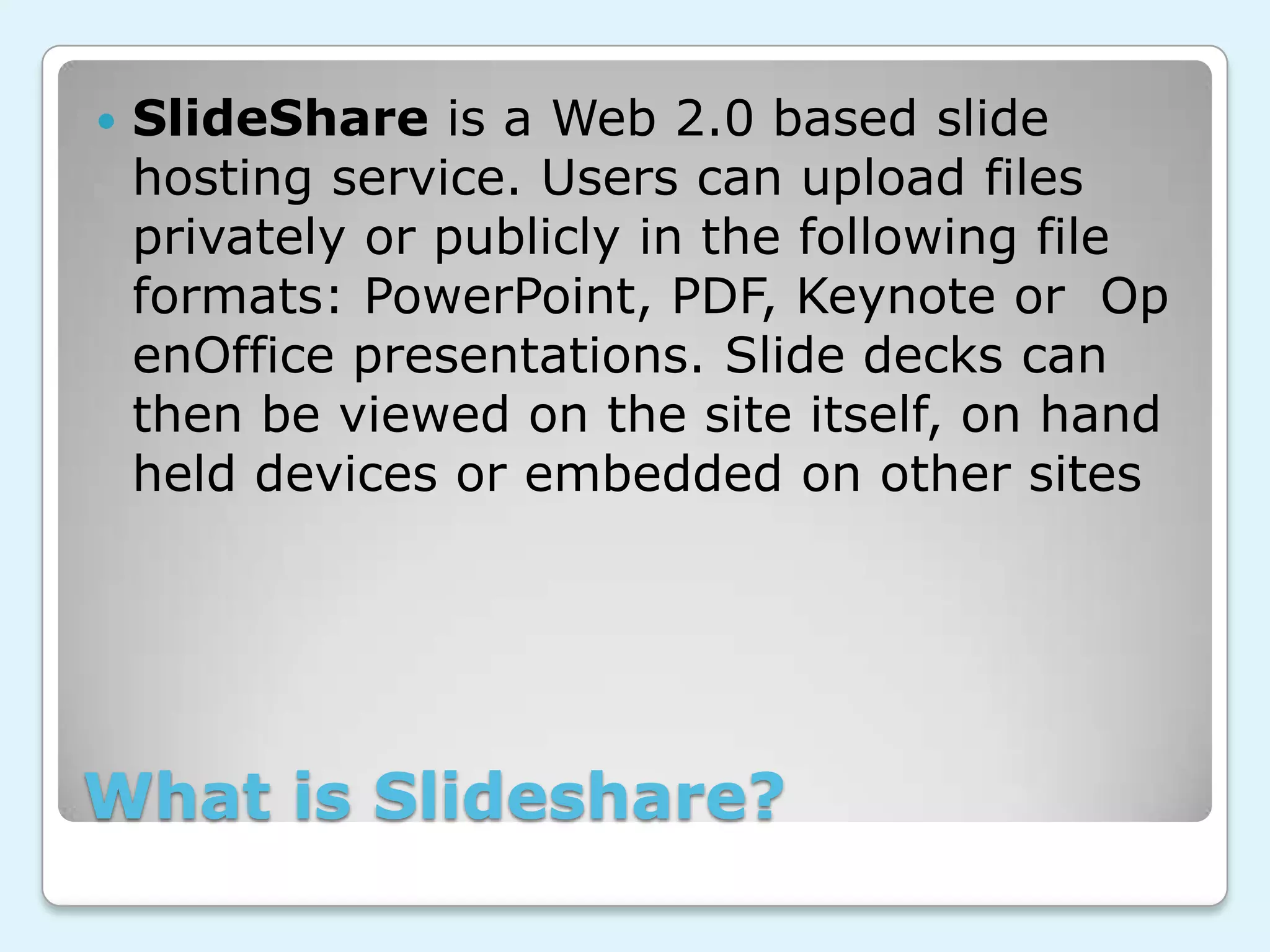 SlideShare use in reslife | PPTX