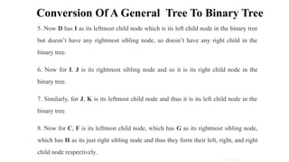 Introduction to Binary Tree and Conersion of General tree to Binary Tree | PDF