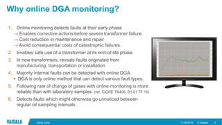 Online DGA Monitoring of Power Transformers | PPTX