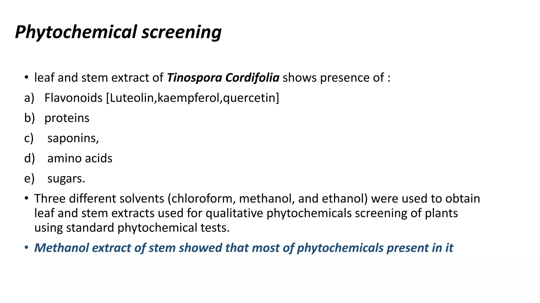 Tinospora Cordifolia the magical Herb (Giloy) | PPTX