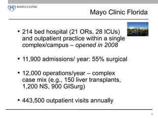 Operating Room Design - Mayo Case Study | PPT