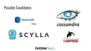 Disney+ Hotstar: Scaling NoSQL for Millions of Video On-Demand Users | PDF