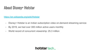 Disney+ Hotstar: Scaling NoSQL for Millions of Video On-Demand Users | PDF