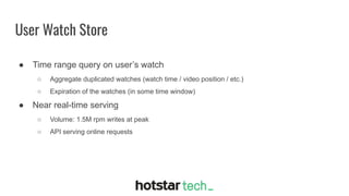 Disney+ Hotstar: Scaling NoSQL for Millions of Video On-Demand Users | PDF